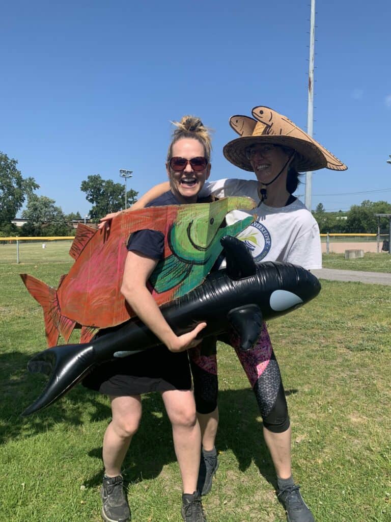 Showing up (in costume!) for the ocean - Water Rangers